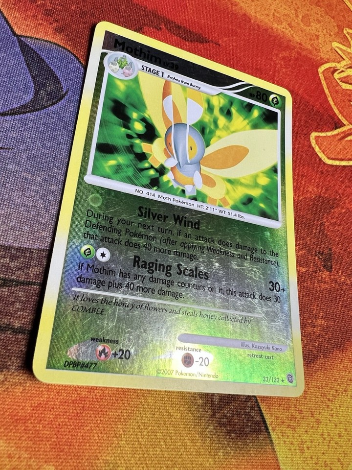 Mothim - Reverse Holo - 33/132 Secret Wonders - Pokémon TCG - 2007 | eBay
