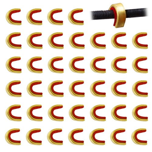 Bow String Nock Points - 40 Packs Arrows Bowstring Nocking Point Set ...