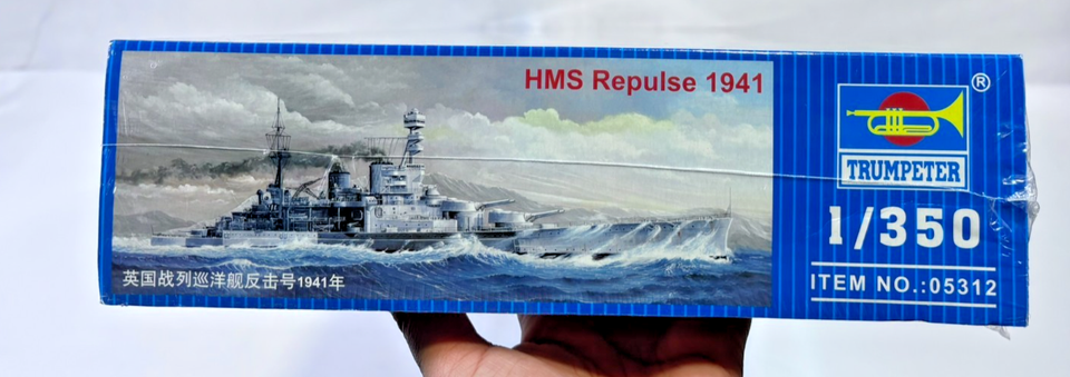 TRUMPETER. 05312. HMS REPULSE 1941. 1/350 SCALE. ZG-AA | eBay