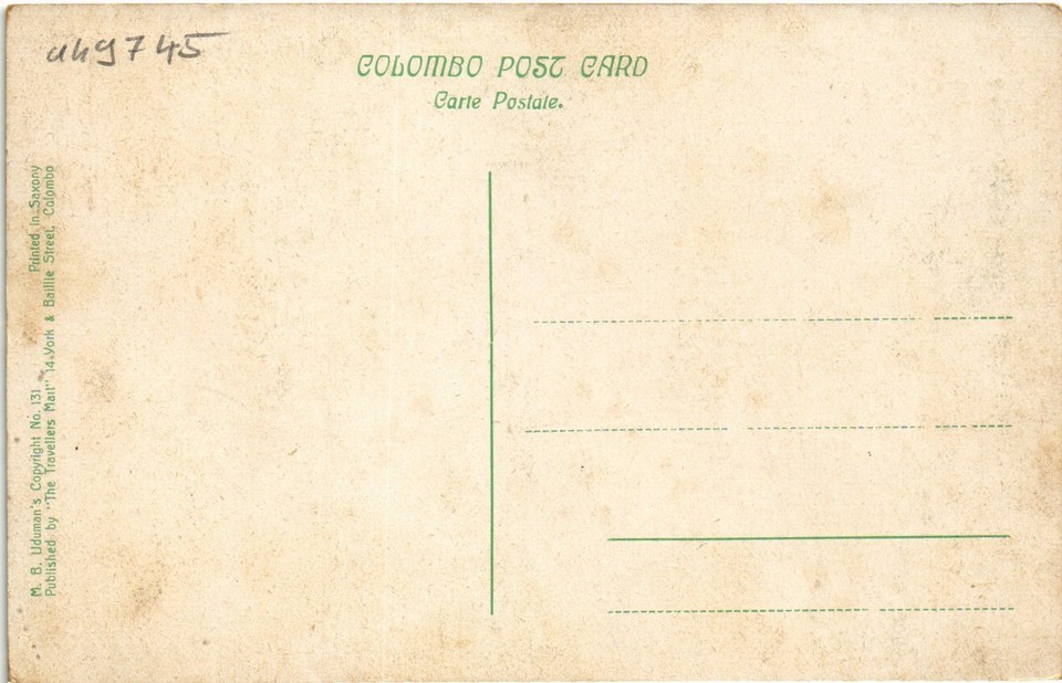 PC CEYLON SRI LANKA ETHNIC TYPES COLOMBO NAUCH DANCING GIRL (a49745) | eBay