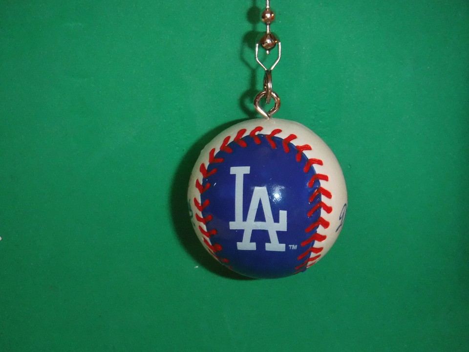 Los Angeles Dodgers Ceiling Fan Pull Chain Baseball MLB LA Dodgers | eBay