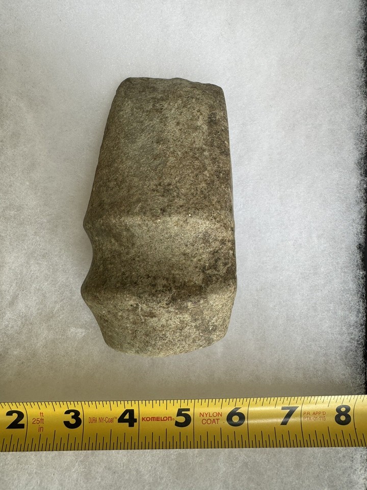 Native American Killer Fluted Grooved Axe Head Arrowhead | eBay