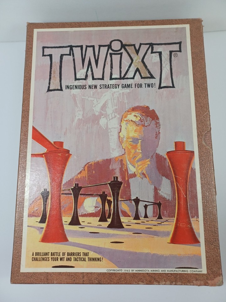 Vintage TWIXT 3M Bookshelf Board Game 1962 strategy game of barriers | eBay