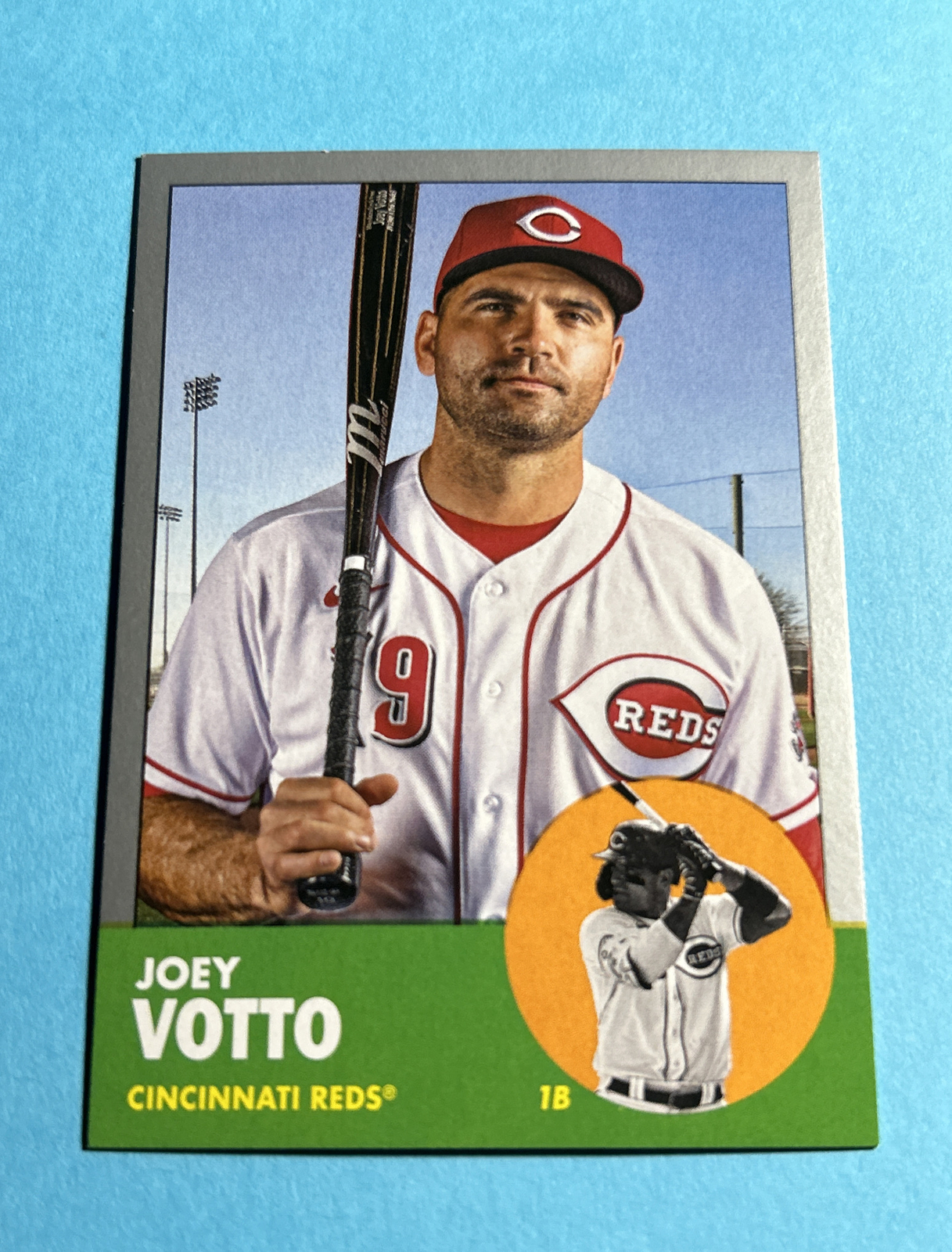 2022 Topps Archives - 1963 Topps Design Silver #85 Joey Votto /99 for ...