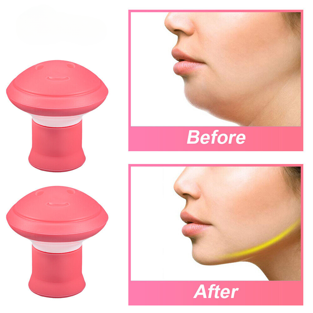 Silicone V Face Facial Lifter Face Exerciser Jaw Exerciser for Muscle ...