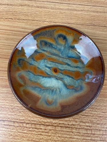 Mark Nafziger Handmade Pottery Platter Plate Stoneware 3.5" Diameter ...