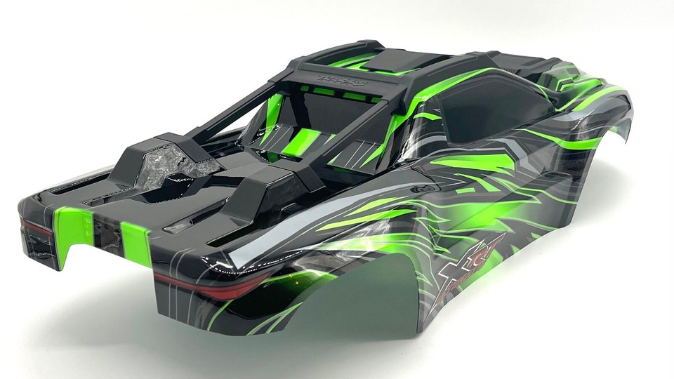 Fits Traxxas XRT ULT BODY Shell (Green Painted ProGraphics 7869-GRN ...