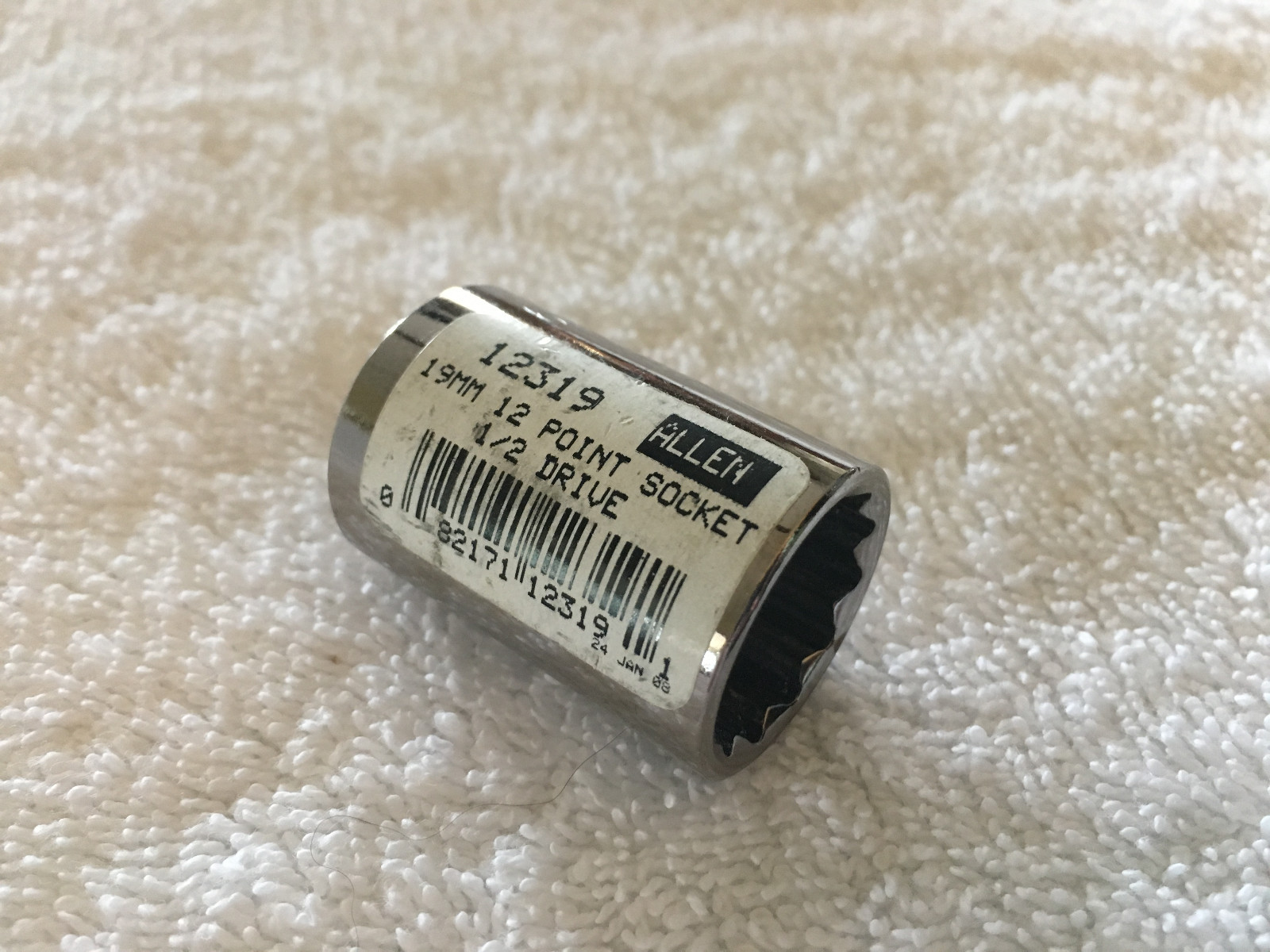 Allen 19mm 12 Point Socket 1/2 Drive 12319 - New | eBay
