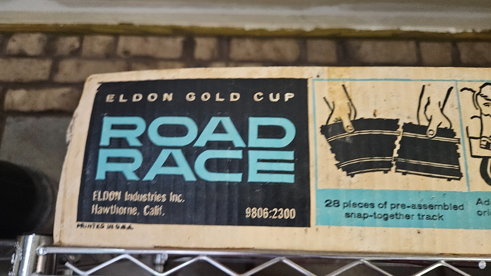 VINTAGE 1960'S ELDON CUP ROAD RACE SLOT CAR SET INCOMPLETE | eBay