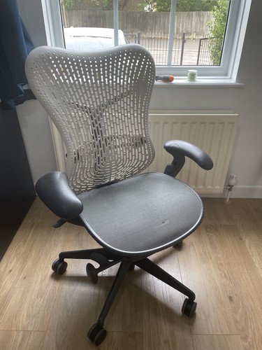 Herman Miller Mirra 1 Office Chair - Graphite Grey and White | eBay UK