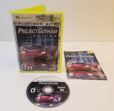 Project Gotham Racing (Microsoft Xbox, 2001) Complete CiB In Case w ...