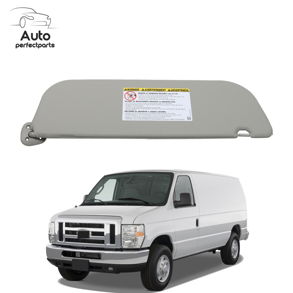 For 2009-2013 2014 Ford E150 E250 E350 Van Sun Visor Gray Left Driver ...