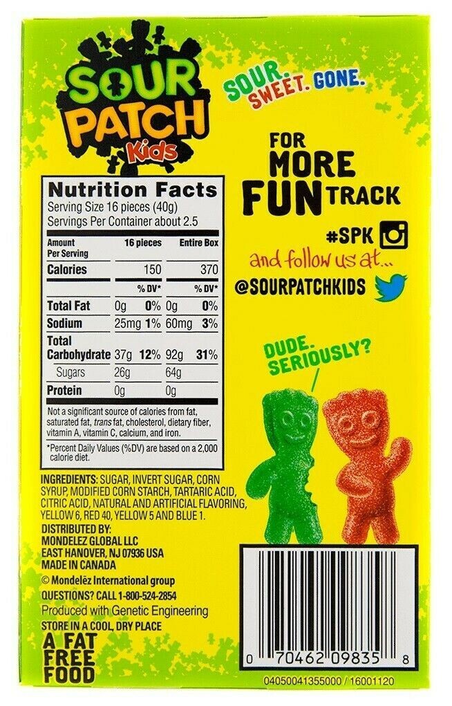 Sour Patch Kids Box