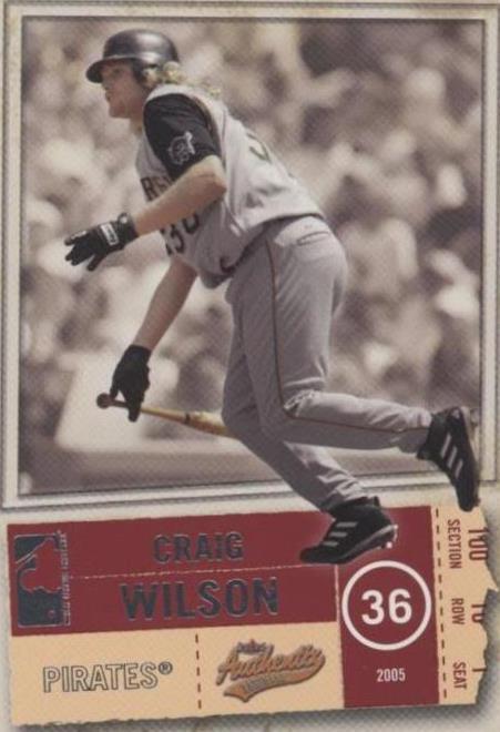 2005 Fleer Authentix - Craig Wilson #16 for sale online | eBay