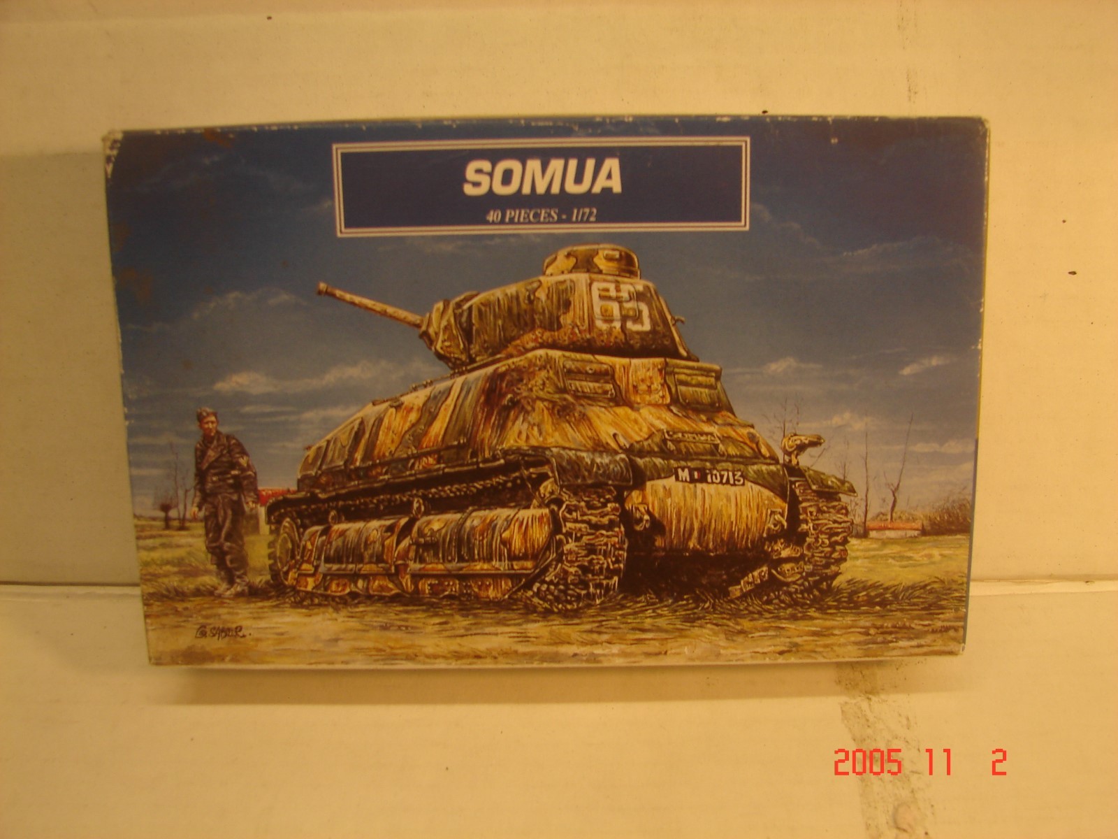 Heller 1/72 Somua Tank Mint | eBay