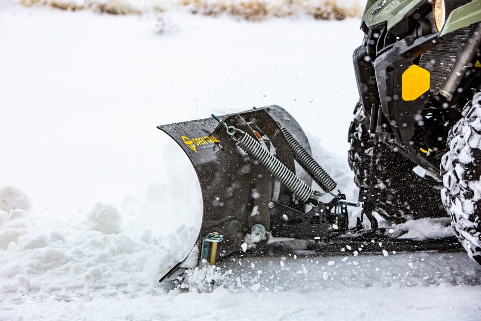 Open Trail 66" Steel Snow Plow System for 23-25 Honda Pioneer 1000-6 | eBay