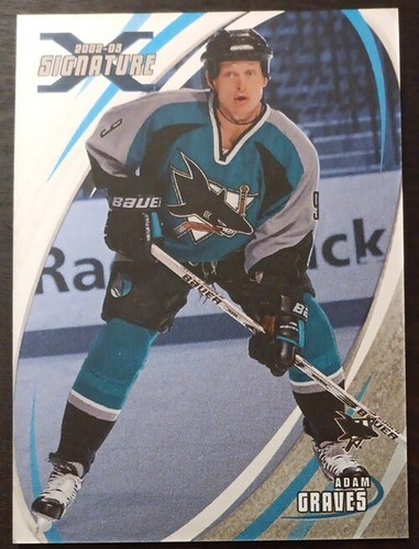 2002 - 2003 ITG Be A Player Adam Graves Signature Series #090 Hockey ...