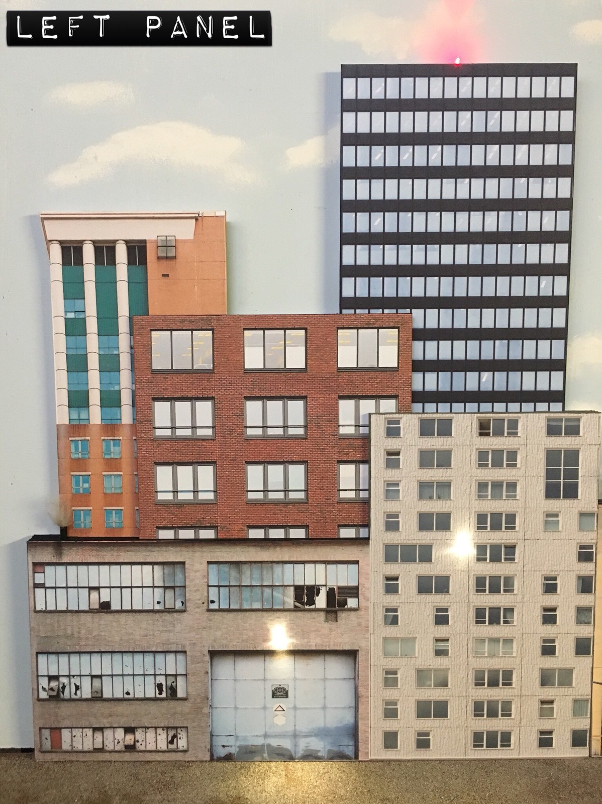 O Scale Scratch Built Up - “10 City Building Flats 3D Collage #2 ...