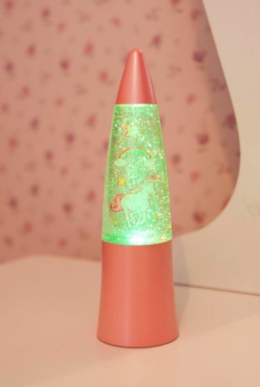 Mini Shake And Shine Glitter Lava Lamp Sparkle Bedside Child's Kids Toy ...