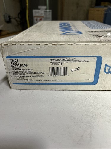 Moen T951 Monticello Two-Handle Low Arc Roman Tub Faucet Without Valve ...