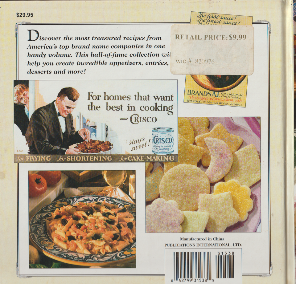 Favorite Brand Name Best Loved Recipes of All Time Cookbook Intl ...