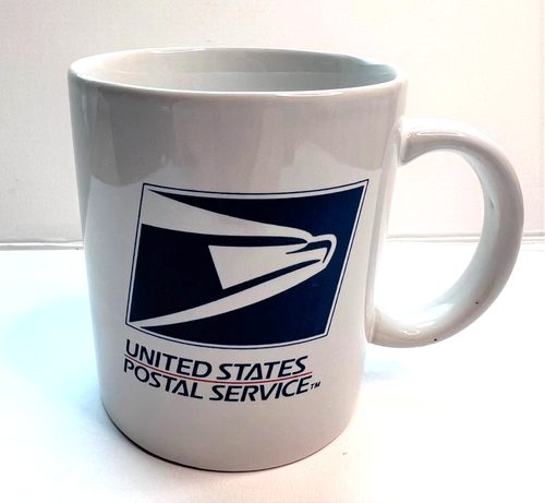 USPS Sonic Eagle Coffee Mug White w/Blue Logo USA | eBay