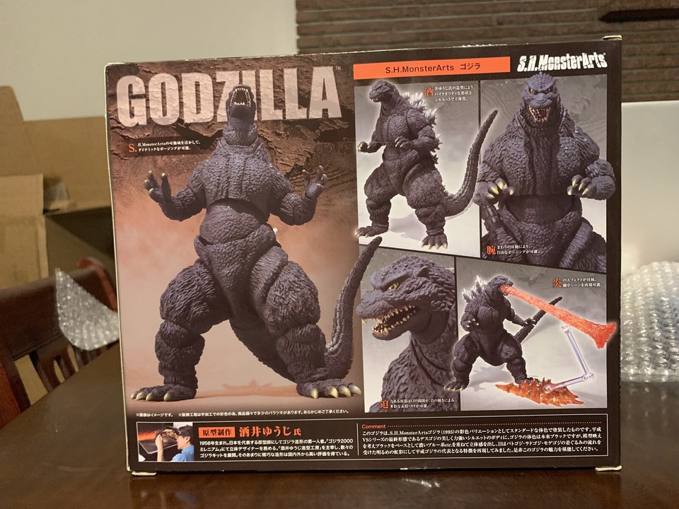 Unopened S.H. Monsterarts Godzilla 1995 Birth Version | eBay