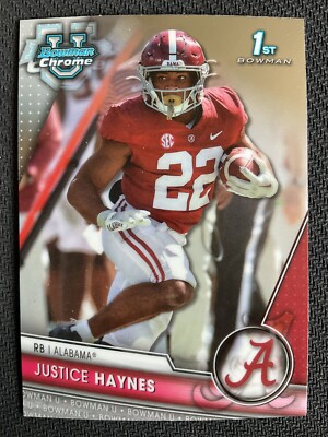 Justice Haynes 2023 Bowman Chrome University RC Card #85 *Quantity ...