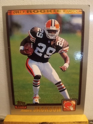 2001 Topps #359 James Jackson Football Rookie Card RC Browns | eBay