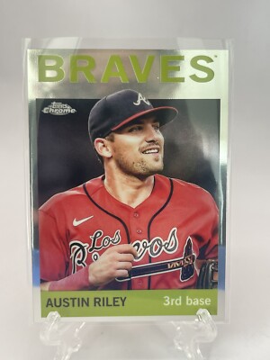 2023 Topps Chrome Lids Mitchell & Ness Exclusive Austin Riley Atlanta ...
