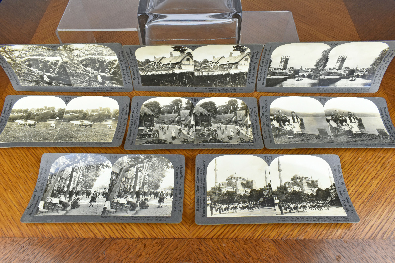 Eight VTG Keystone View Co Stereographic Stereoscope Cards Tour of the ...