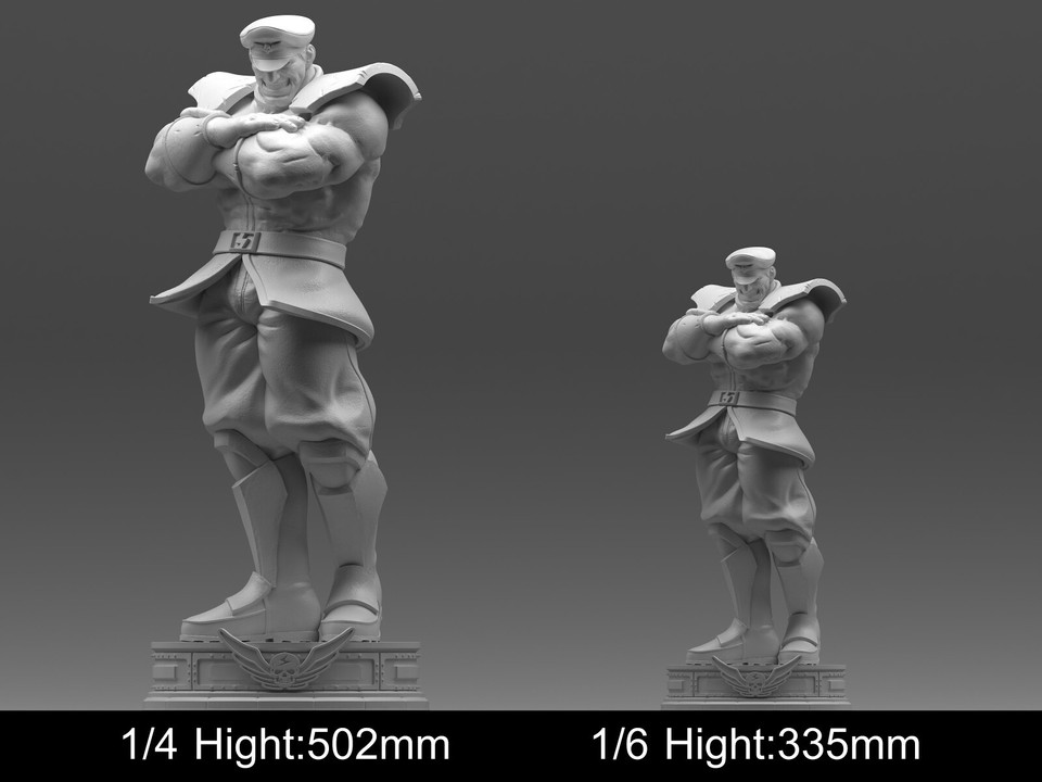Mike Bison Street Fighter Resin Model 3D printing Unpainted Unassembled ...