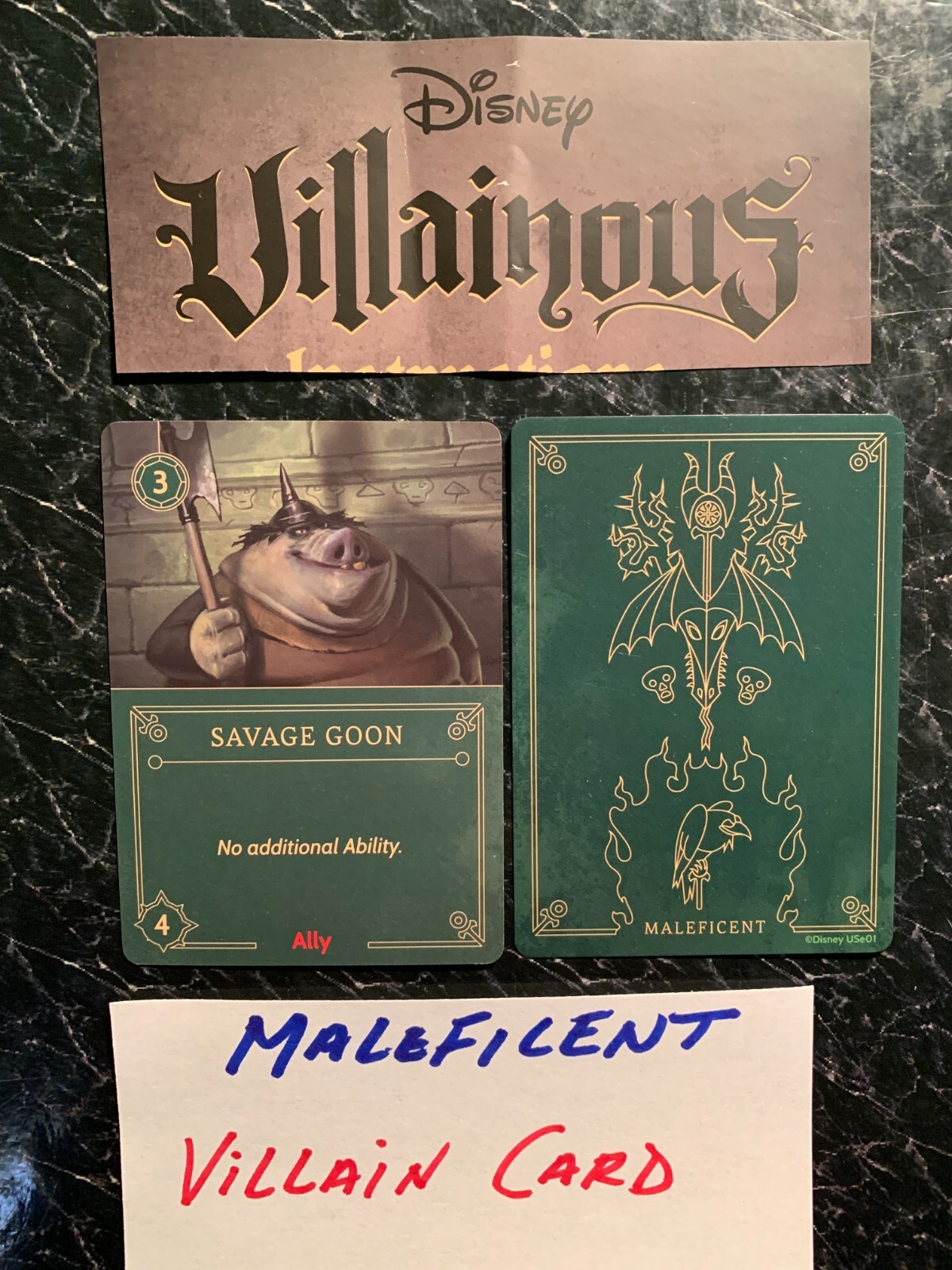 Disney Villainous Maleficent SAVAGE GOON Villain CARD Ally Card 2018 | eBay