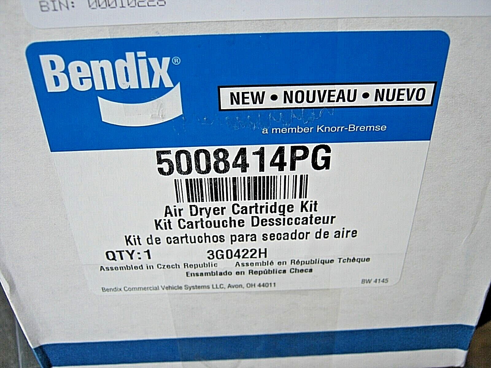 ~ NEW BENDIX AD-IS/AD-SP AIR DRYER OIL COALESCING DESSICANT CARTRIDGE ...