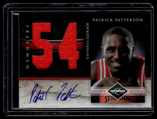 2010-11 Panini Limited Patrick Patterson Rookie Auto 48/99 Houston ...