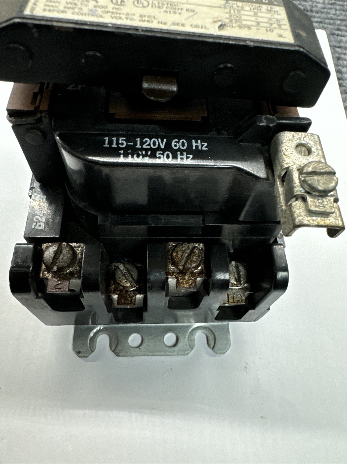 GENERAL ELECTRIC CR305C0 NEMA SIZE 1 CONTACTOR 600 VAC~30A 115/120V ...