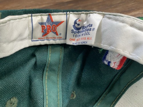 90s Milwaukee Bucks Sports Specialties Snapback Single Ln Script Hat ...