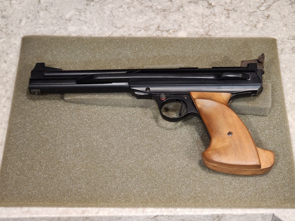 Vtg. Daisy Power Line 777 Single Pump Match Air Pistol w/ Box .177 / 4 ...