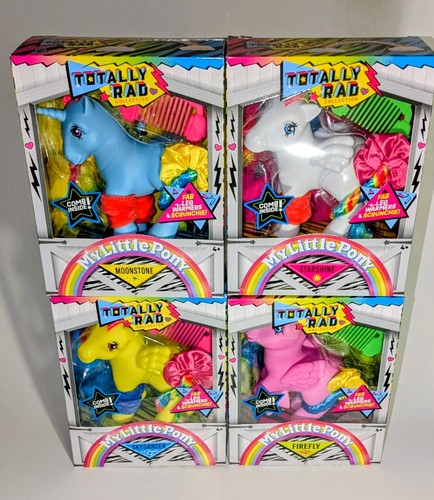My Little Pony Totally Rad Basic Fun Full Set of 4 | eBay