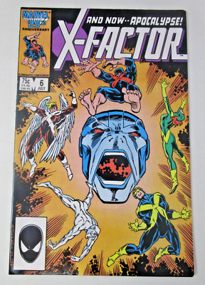 X-Factor #6 1986 [NM-] 1st Apocalypse Marvel Key Issue High Grade ...