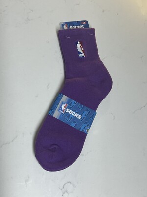 FBF Socks NBA Logoman Purple A203 | eBay