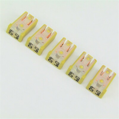 Littelfuse 0695060.PXPS Slotted MCASE+ Cartridge Fuse, 60A, 32V, Time ...