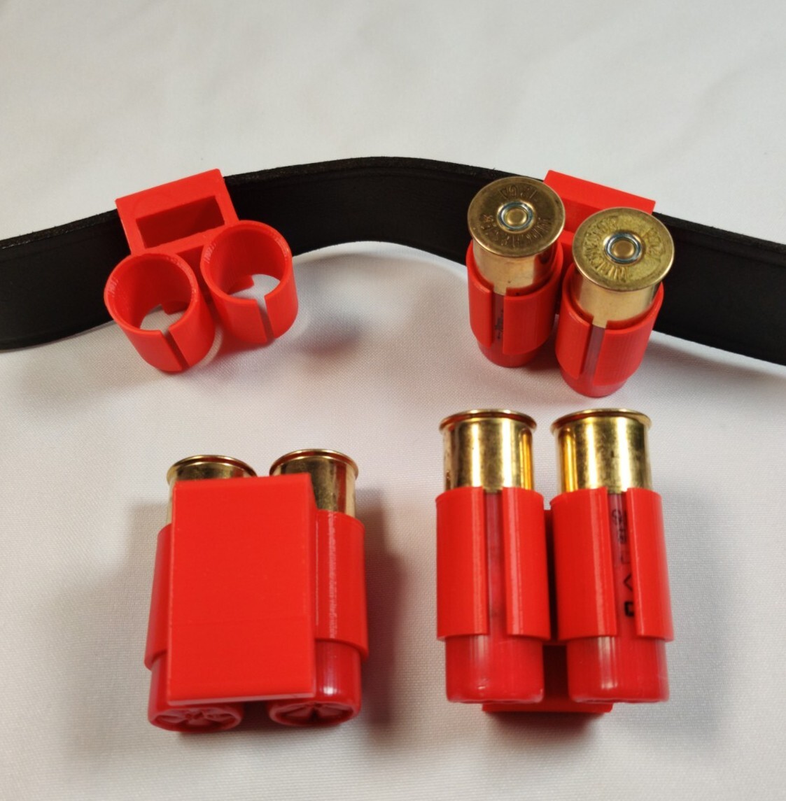 Red 12 Gauge Shotgun Shell Holder Belt. 2 Per Purchase | eBay