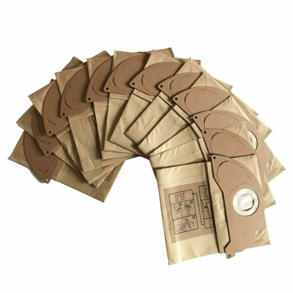 12X Vacuum Paper Bags For Karcher WD2.250 4C 6.904-322.0 / 69043220 6 ...