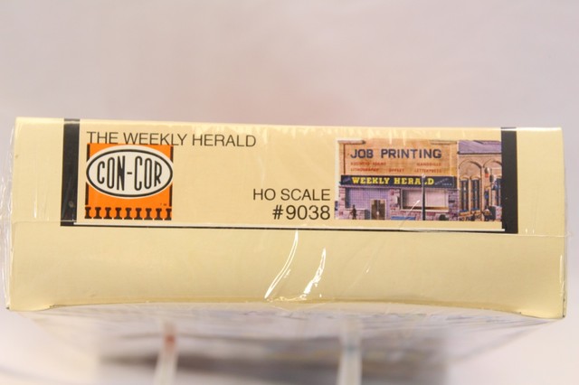 Con-Cor 9038 HO Scale Weekly Herald Printing Building Kit for sale ...