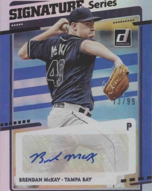 2020 Panini Donruss - Signature Series Brendan McKay #SS-BM Blue /99 ...