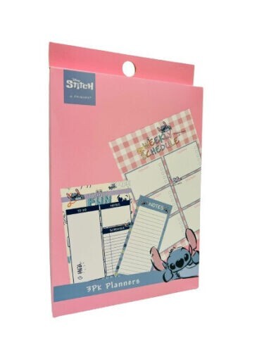 Disney 3Pk Planner Week Organizer Lilo Stitch Notes To Do List ...