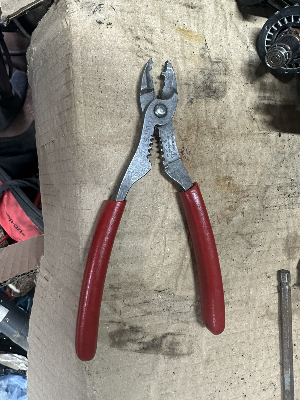 Snap On 7" Wire Stripper / Cutter / Crimper Red (PWCS7ACF) | eBay