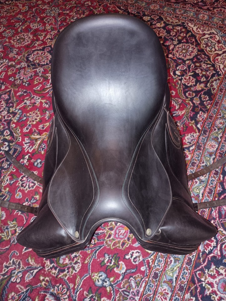 17.5" DEVOUCOUX LOREAK MONOFLAP dressage saddle #2 | eBay