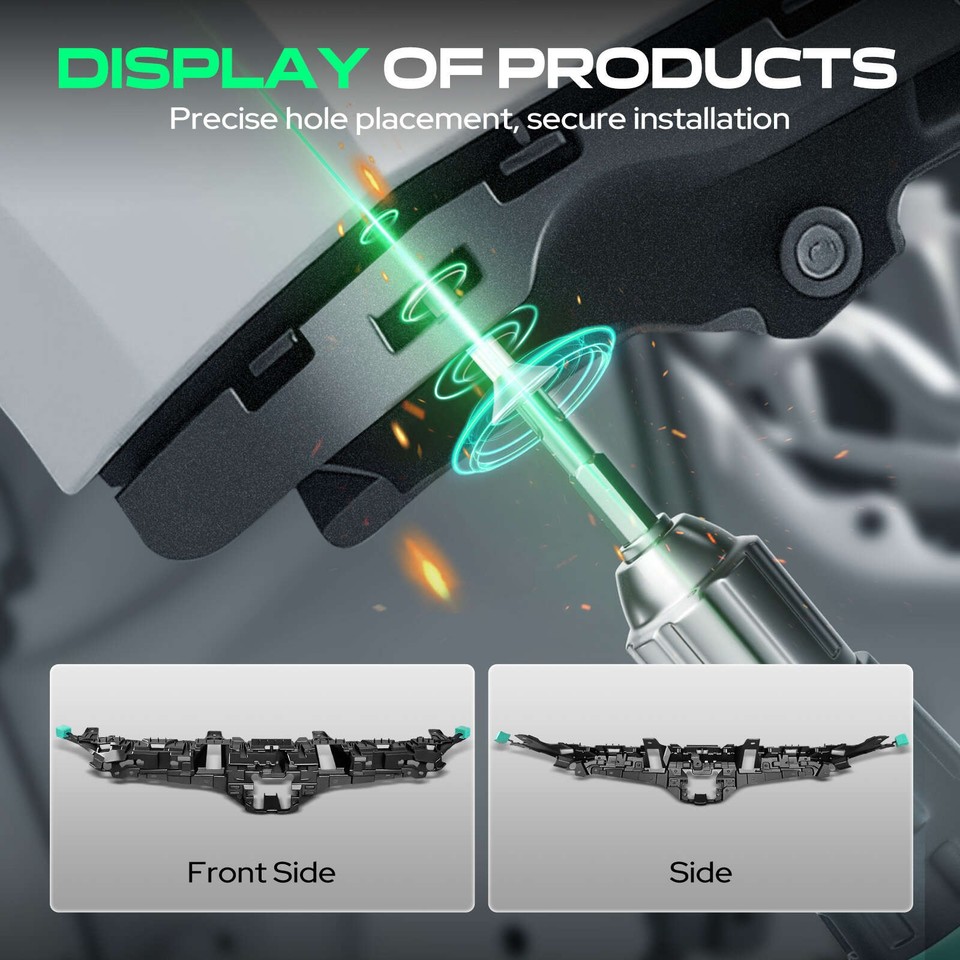 Upper Black PP Plastic Grille Bracket for Toyota Highlander 2020-2025 ...